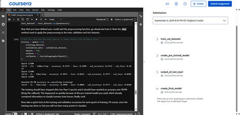 Error In Tensorflow Developers Certificate Course 2 Week 3 Assignment