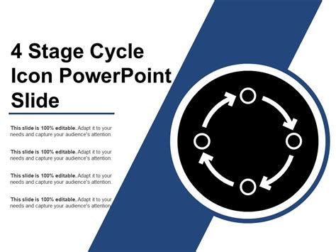 Stage Cycle Icon Powerpoint Slide Presentation PowerPoint Diagrams PPT Sample