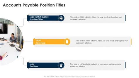 Accounts Payable Position Titles PowerPoint Presentation and Slides | SlideTeam