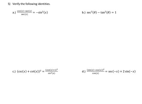 solved verify the following