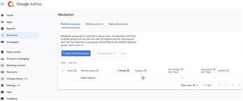 Google AdMob Ex AdMob Mediation Android
