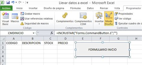 MACROS EN EXCEL Formulario De Captura De Datos En Excel