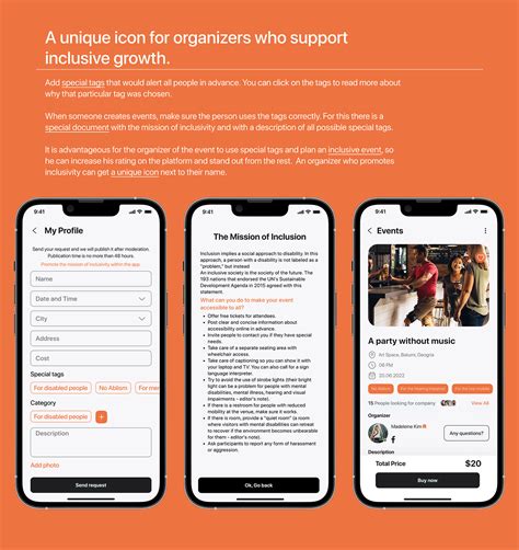 Twist Event App Inclusion Focused Event Search App On Behance