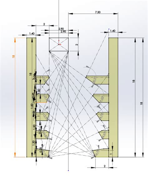 Non Imaging Optical Design Vaned Baffle Numerickly