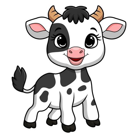 Imagenes De Una Vaca Animada Para Colorear