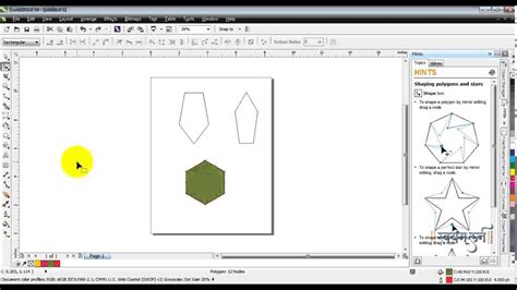 Corel DRAW Tutorials Shapes YouTube