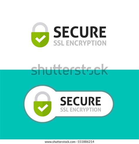 Secure Connection Icon Vector Illustration Isolated Stock Vector Royalty Free 551886214