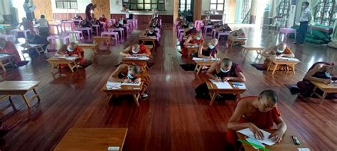 ဒဂုံမြို့သစ်အရှေ့ပိုင်းမြို့နယ်၌ အစိုးရနိကာယ်စာမေးပွဲကျင်းပရာ စာဖ
