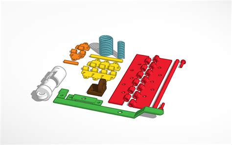3d Design Springs Hinges Locks Tinkercad