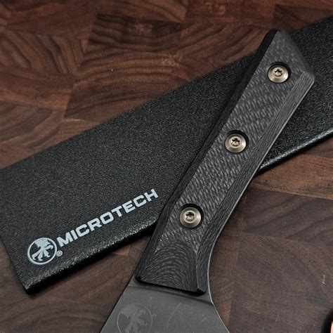 Microtech Knives 8 M390 Chef Knife Dlc Carbon Fiber 3000 1dlccfs