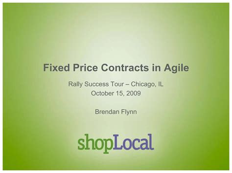 Fixed Price Contracts In Agile PPTX