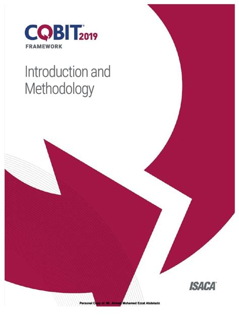 Cobit 2019 Framework Pdf Pdf Governance Design