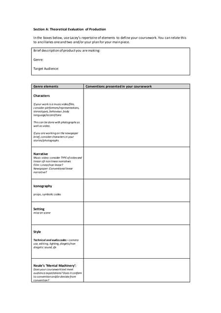 Coursework Analysis Lacey Docx