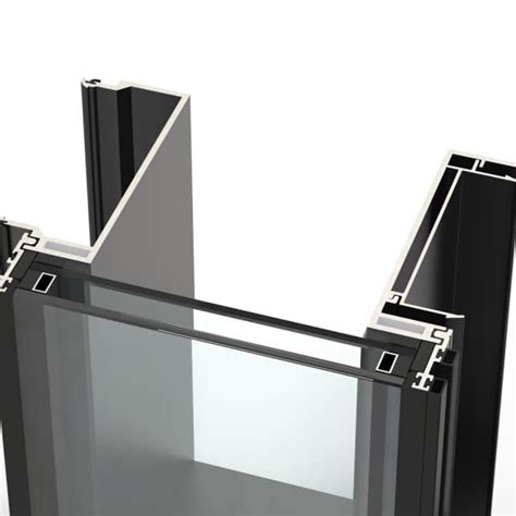 Standard 5 Depth Aluminum Hidden Frame Window Wall Tb127