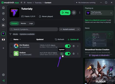 How To Create A Modrinth Instance And Install Mods Step By Step