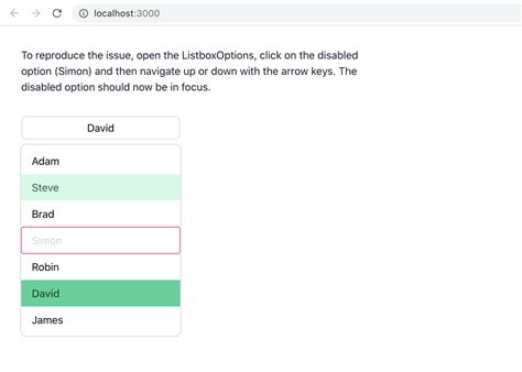 Github Simonswissheadlessui Vue Listbox Disabled Item Focus