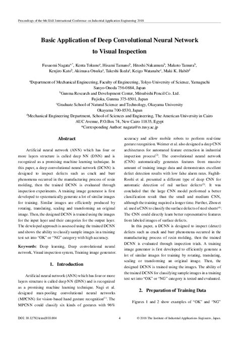 pdf basic application of deep convolutional neural network to visual