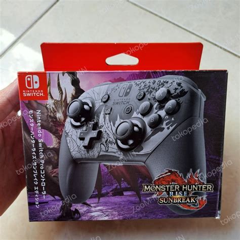 Jual Nintendo Switch Pro Controller Monster Hunter Sunbreak Edition