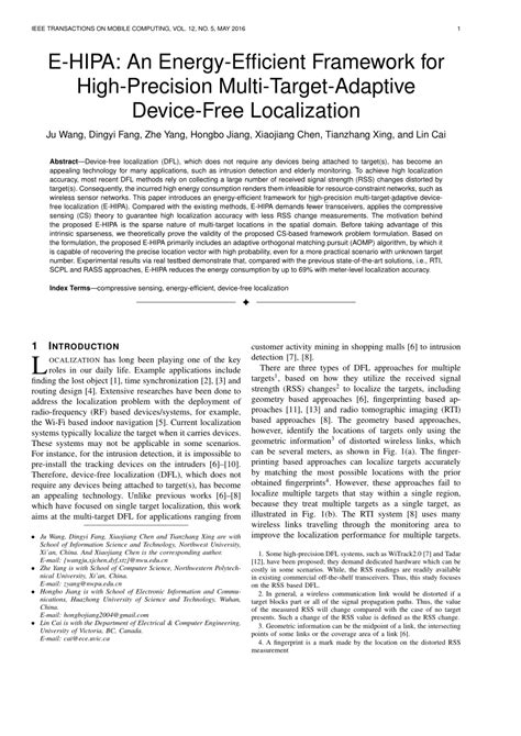 pdf e hipa an energy efficient framework for high precision multi