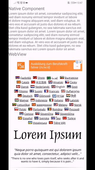 Webview Inside Scrollview Problem · Issue 26858 · Facebookreact Native · Github