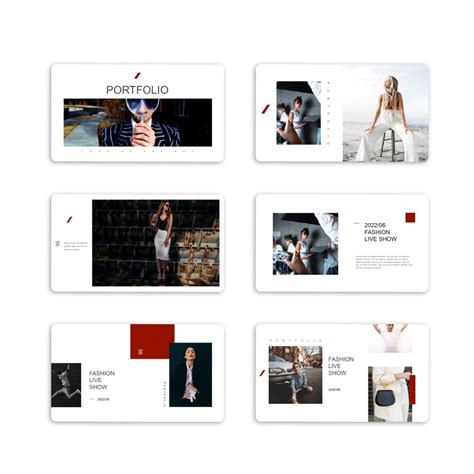 Model Powerpoint Presentation Templates