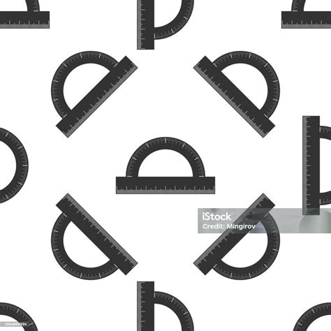 도 측정 하기 위한 오래 끄는 그리드 고립 흰색 바탕에 아이콘 완벽 한 패턴 기울기 각도 측정기입니다 측정 도구입니다 기하학적 기호입니다 평면 디자인입니다 벡터 일러스트