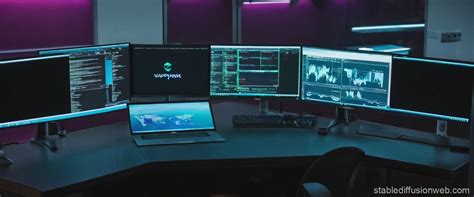Coding Desk In Big Office Stable Diffusion Online Coding Desk In Big Office Stable Diffusion Online