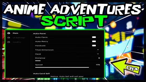 BEST Anime Adventures Script Very OP YouTube