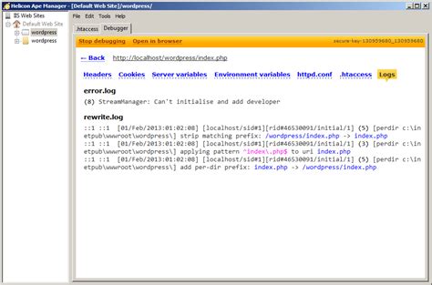 Debugging Htaccess With Helicon Ape Helicon Tech Blog