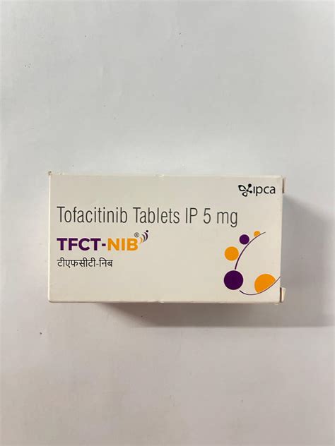 Tfct Nib 5mg Tablet Tofacitinib For Rheumatoid Arthritis Treatment