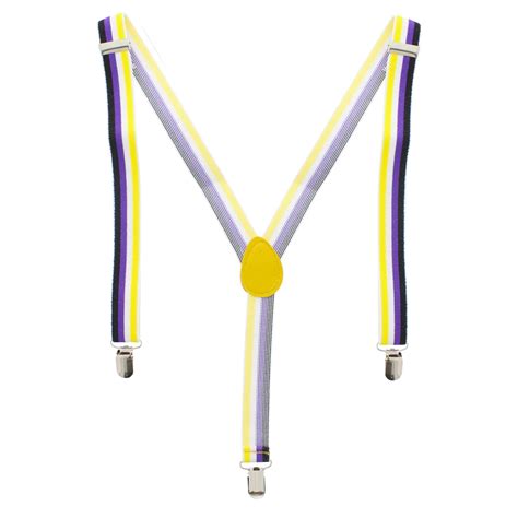 Non Binary Flag Braces Pride Shop NZ Free Shipping NZ Wide