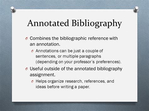 Annotated Bibliography And Powerpoint Presentations Ppt Video Online Download