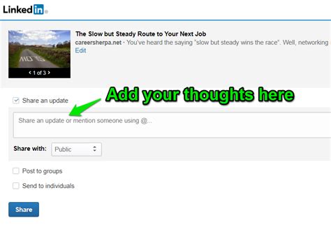 HOW TO Ways To Update Your LinkedIn Status Career Sherpa