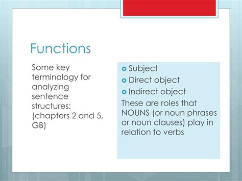 Ppt 4 Basic Sentence Structures Verb Types Argument Structures