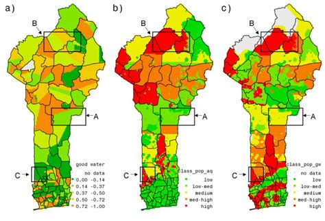 Accessibility To Good Water Source B Aquifer Suitability Stress Download Scientific Diagram