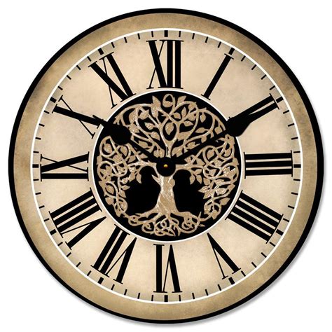 Tree Of Life Wall Clock 8 Sizes To Choose Made In USA Lifetime Warranty Very QUIET Free To