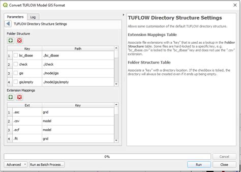Changelog For V TUFLOW QGIS Plugin Changelog