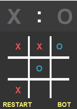 GitHub Pilindro TicTacToeUI MiniMax Tic Tac Toe Tkinter UI With Algorithm MinMax
