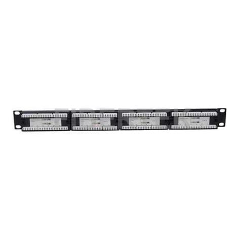 Rack Mount Ethernet Patch Panel Ffa 652k Fibertek