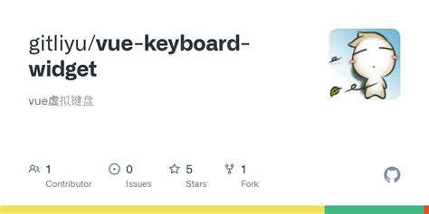 Github Gitliyuvue Keyboard Widget Vue虚拟键盘