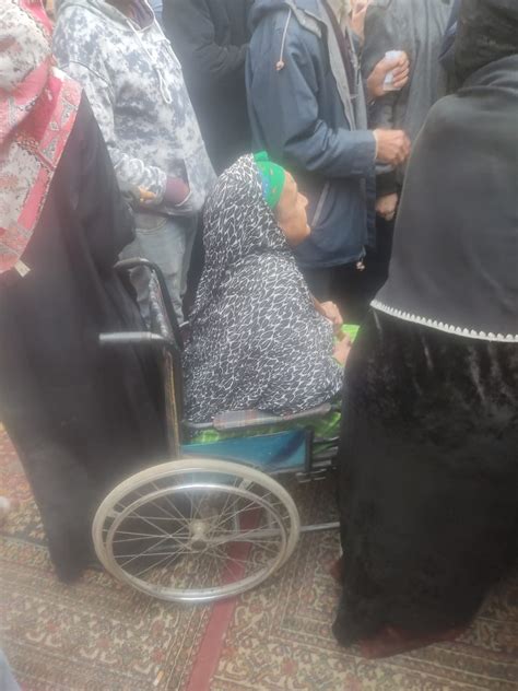 في شبرا كبار السن والشيوخ يشاركون بكثافة فى الانتخابات الرئاسية