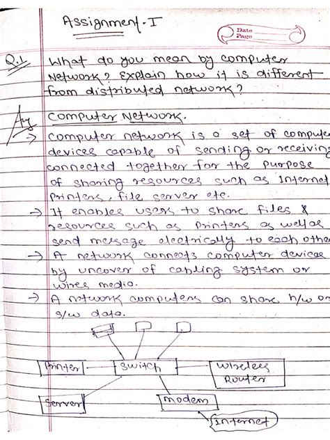 Computer Networks Assignment Pdf