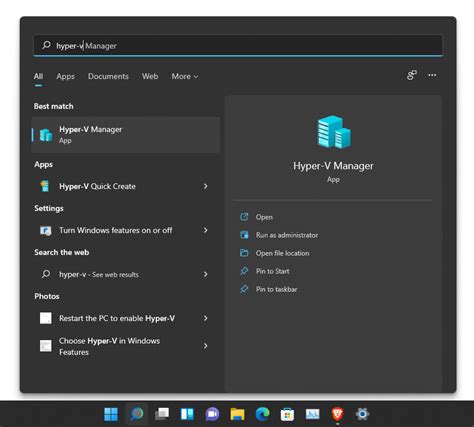 Windows 11 Enable Hyper V