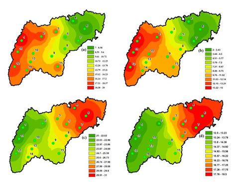Gis Map Services On Linkedin Spatial Interpolation Of Elemental