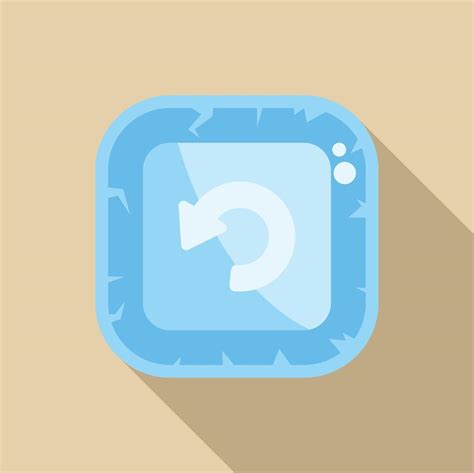 Blue Rounded Square Button Showing Rotating Arrows Cursor Icon 50860635 Vector Art At Vecteezy