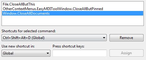 How To Quickly Close All Documents With One Click In Visual Studio By Adding A Custom Toolbar