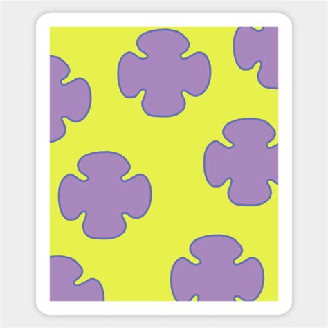 Patrick Star Shorts Pattern Spongebob Squarepants Patrick Sticker