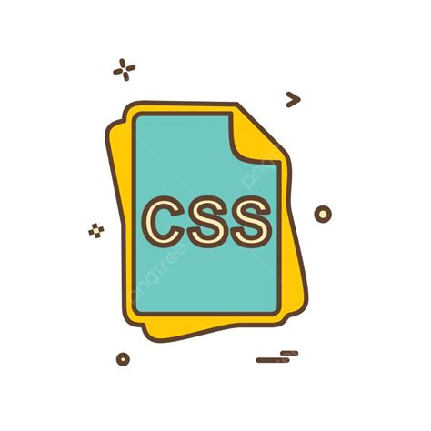Css File Type Icon Design Vector Website Paper Download Png And