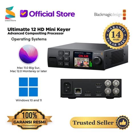 Jual Blackmagic Ultimatte 12 Hd Mini Keyer Advanced Compositing Processor Shopee Indonesia