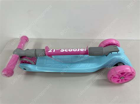 [새상품] 21st 어린이 스쿠터 핑크 전기자전거 중고나라